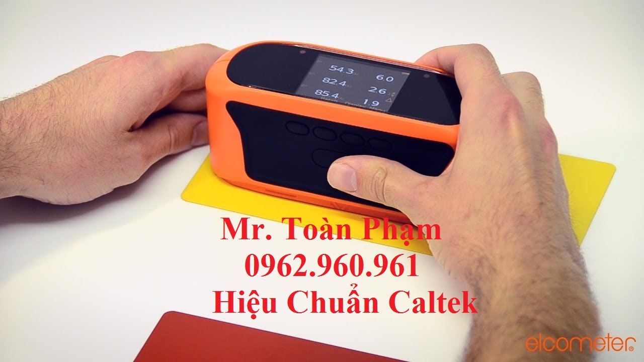 HIỆU CHUẨN MÁY ĐO ĐỘ BÓNG ELCOMETER 480 - GLOSS METER ELCOMETER 480 CALIBRATION